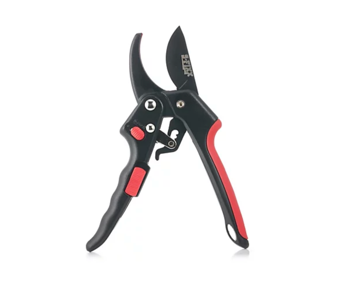 S-FIXX Heavy-Duty 2-in-1 Ratchet Secateurs, Bypass Secateurs & Garden